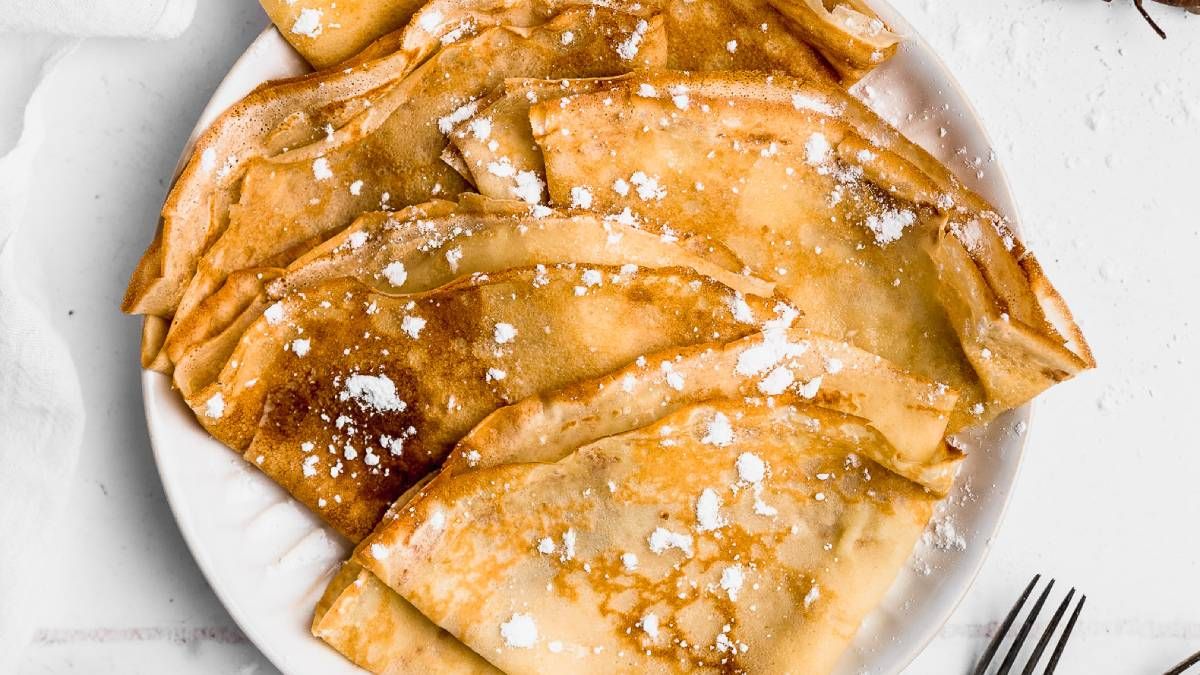 La receta fácil de crepes para el desayuno o la merienda