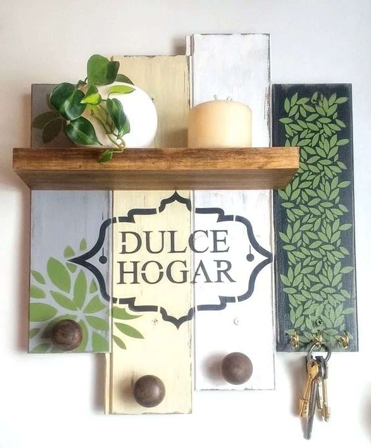 Crea hermosos percheros rústicos reciclando un elemento muy popular