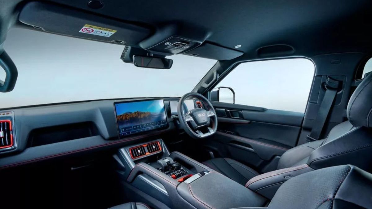 Así es la tecnológica cabina de la BYD Shark, la pickup híbrida que ...