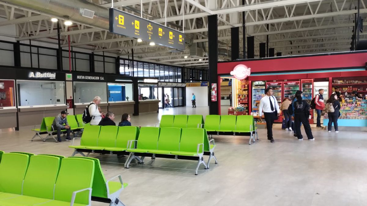 Así es la nueva cara de la Terminal de Ómnibus de Mendoza
