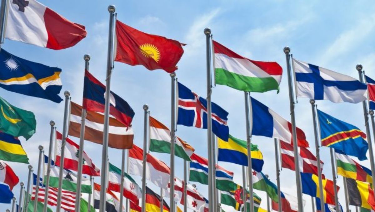 La única bandera del mundo que no es rectangular