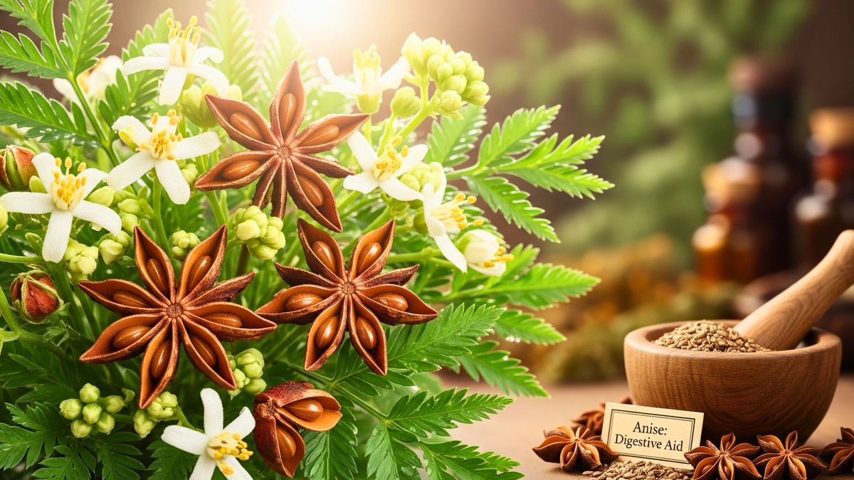 Plantas sanadoras: los beneficios medicinales del anís para la ...