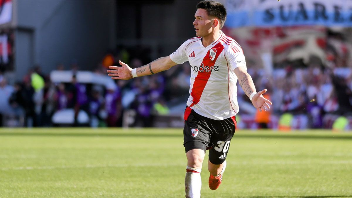 El tremendo gol de Franco Mastantuono para River ante Boca marcó un récord