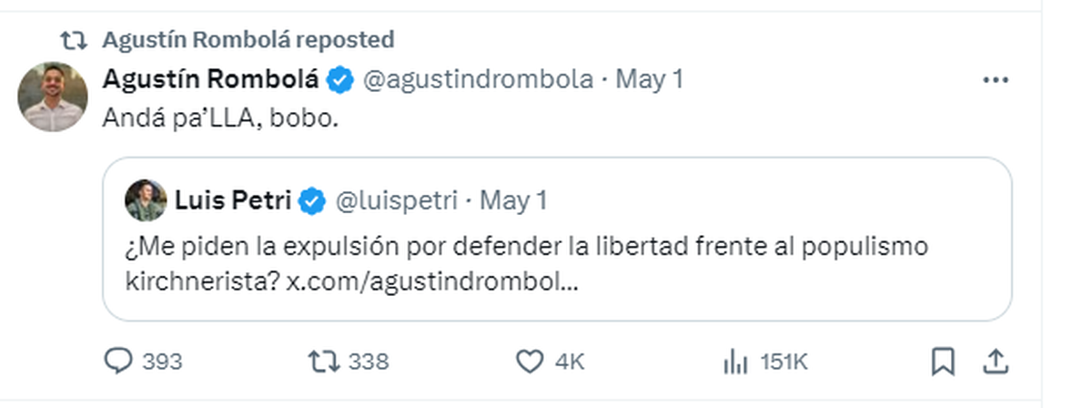 La Juventud radical porteña pidió que expulsen a Luis Petri de la UCR y ...