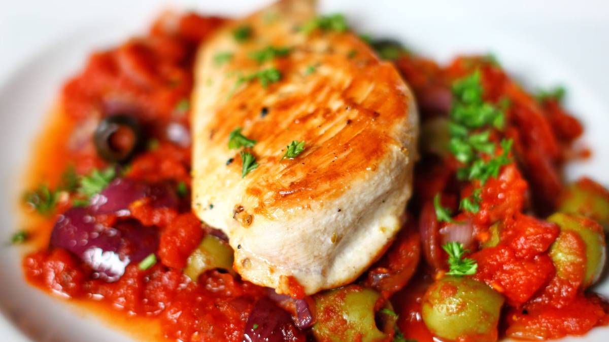 Pollo mediterráneo, la receta fácil para el almuerzo en 25 minutos