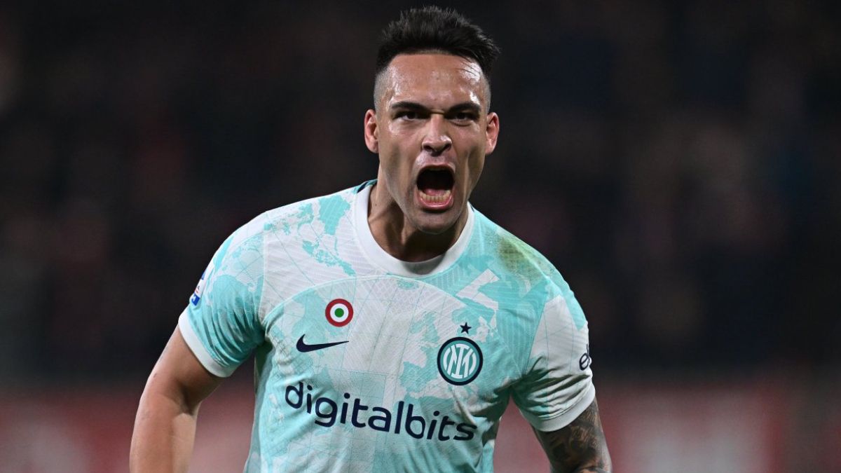 Lautaro Martínez hizo para el Inter el gol que se le negó en el Mundial