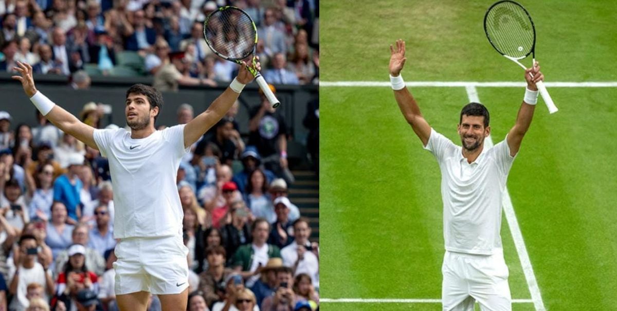 Cuándo y por dónde ver la final de Wimbledon entre Carlos Alcaraz y Novak Djokovic