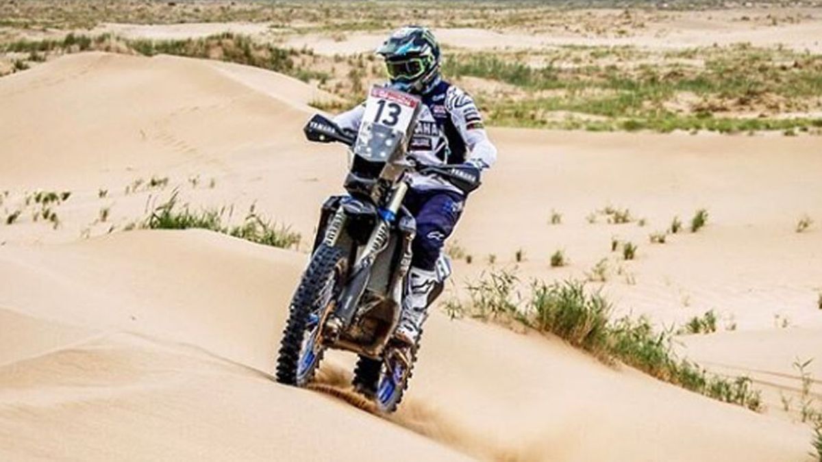 Franco Caimi no pudo terminar bien su gran actuación en Silk Way Rally