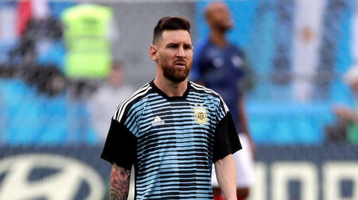 Messi no se olvida de los colores