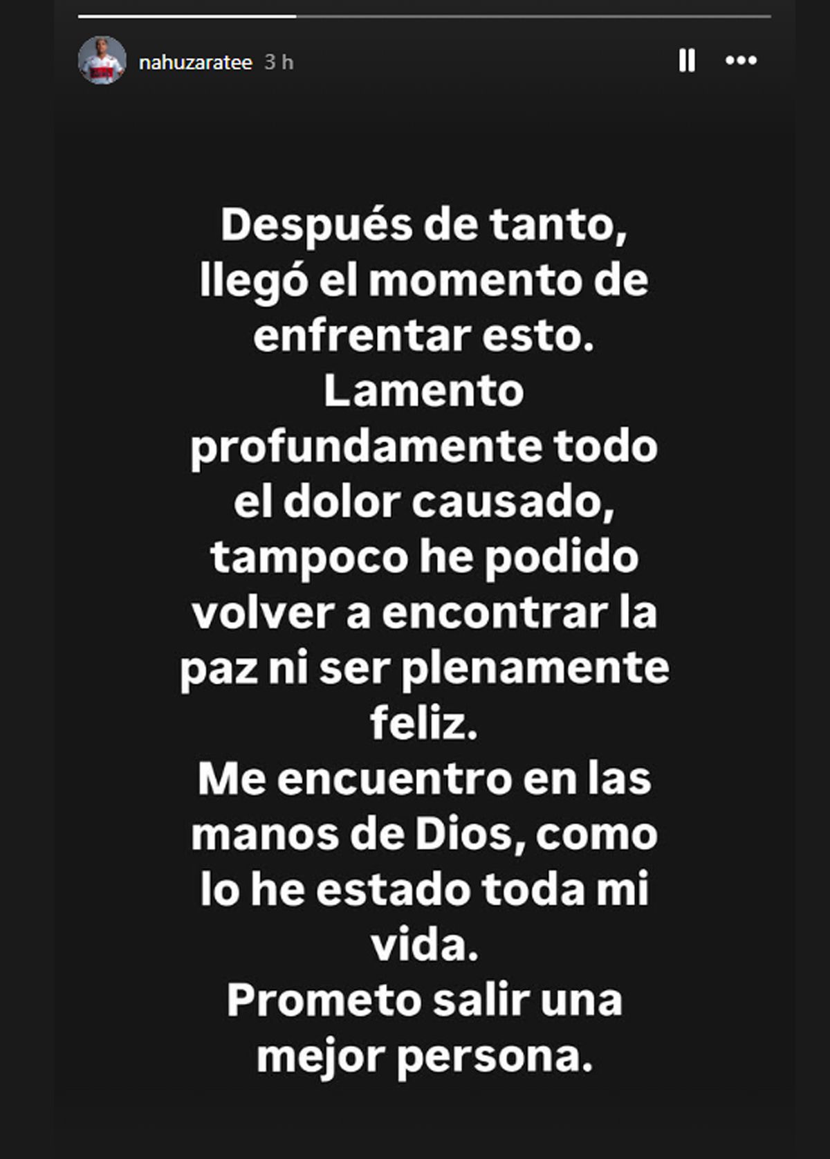 El mensaje desgarrador de Nahuel Zárate, el ex Boca y Godoy Cruz ...