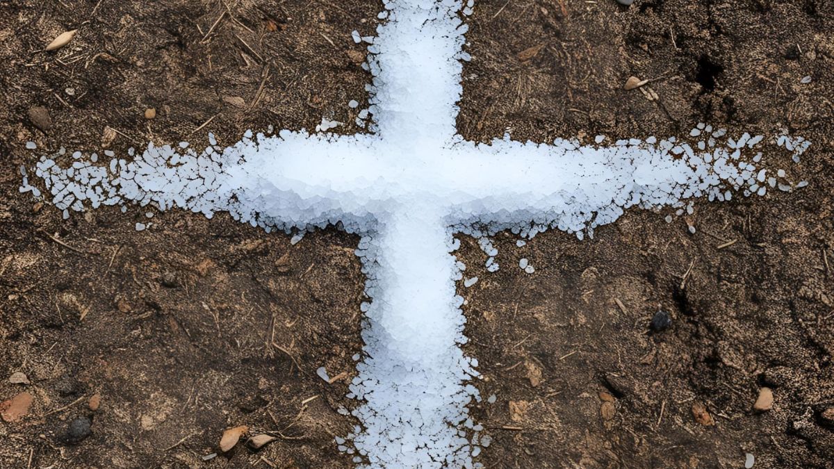 Por qué hay que hacer una cruz de sal cuando llueve y para qué sirve