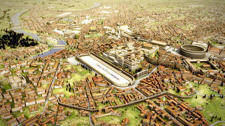 La antigua Roma en 3D