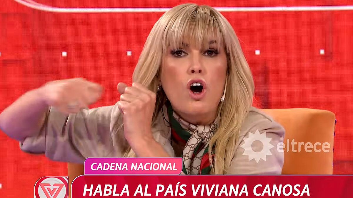 Viviana Canosa volvió a explotar: No me ensucien, o ¿están nerviosos?