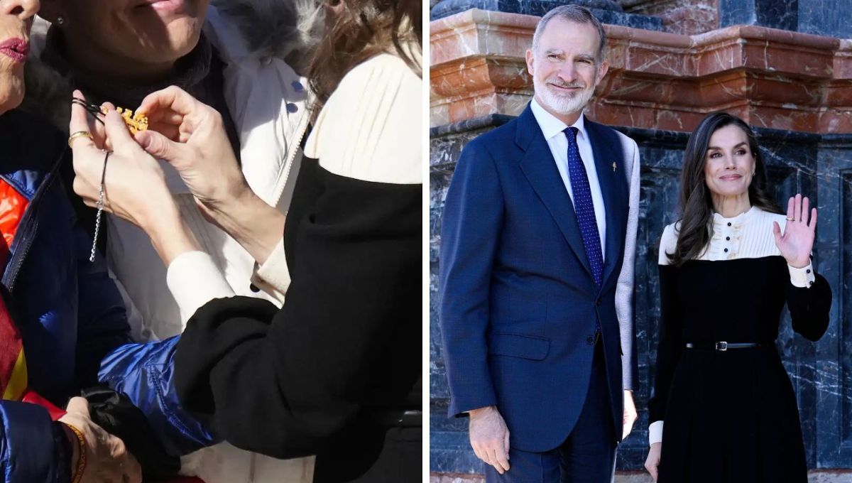 La Reina Letizia cautivó con un mono culotte en Murcia