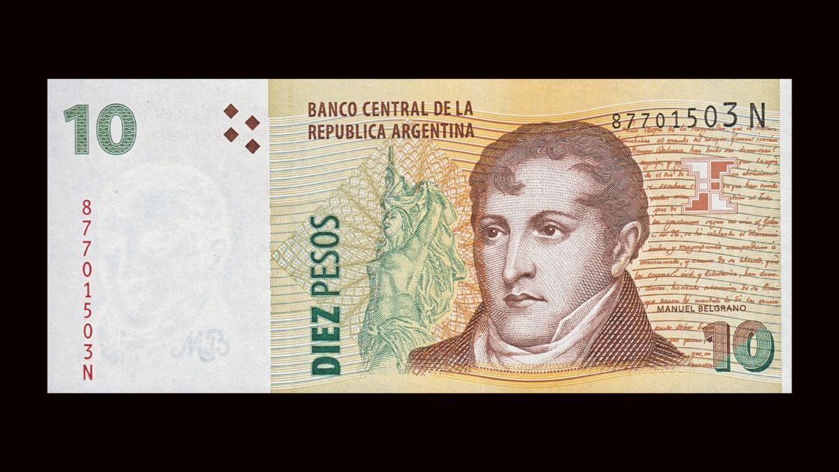 Pagan 130 mil pesos al suertudo propietario de este billete de 10 pesos