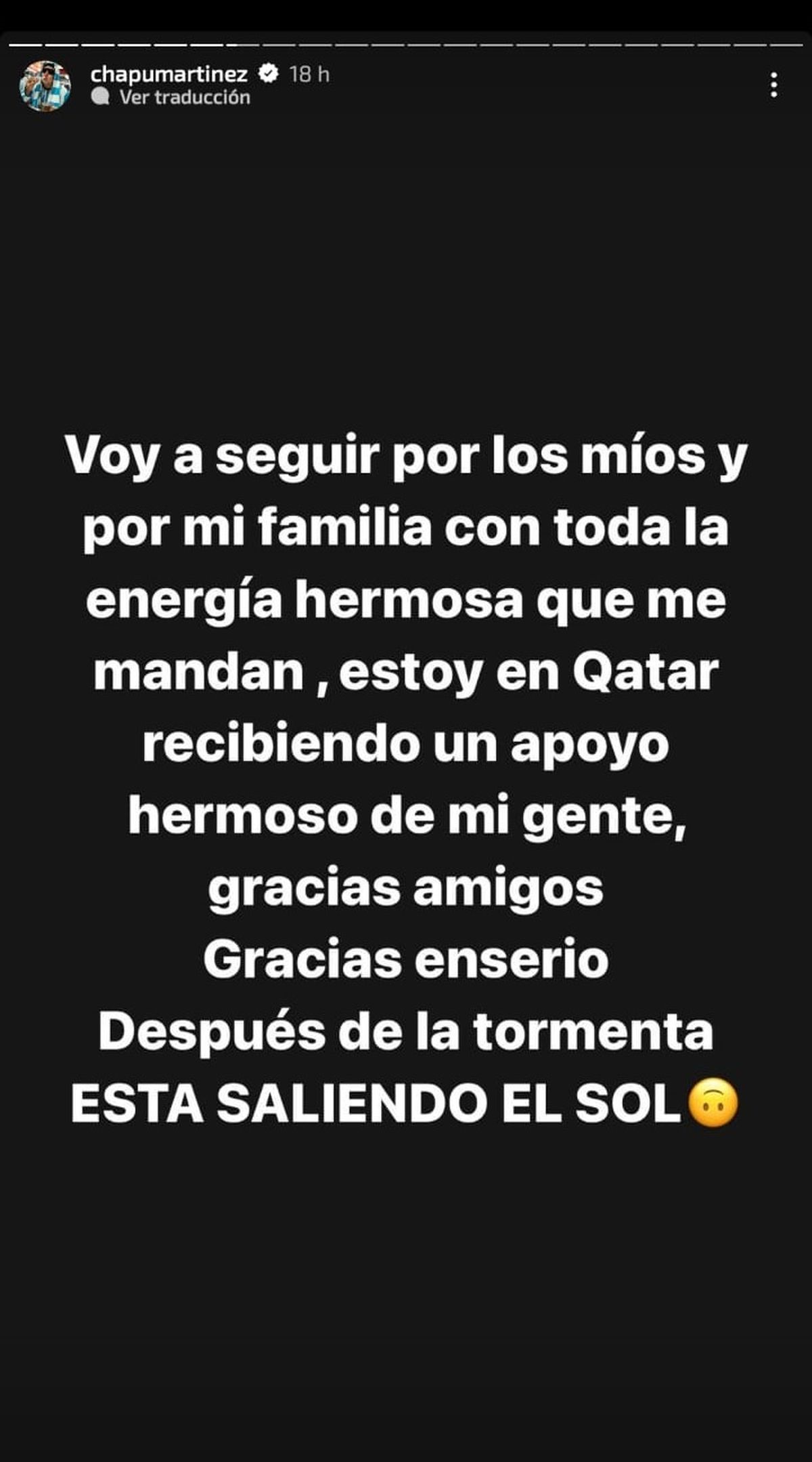 Mundial Qatar 2022: el emotivo descargo del Chapu Martínez tras el ...