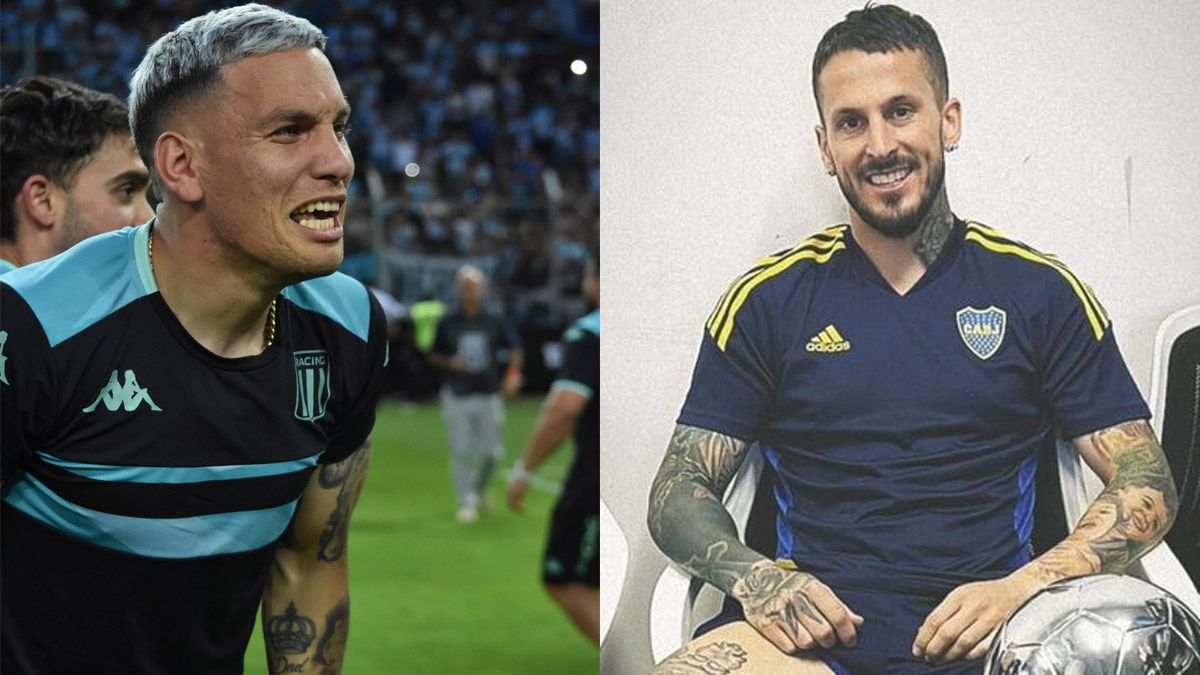 Enzo Copetti se burló de Benedetto tras el triunfo de Racing sobre Boca