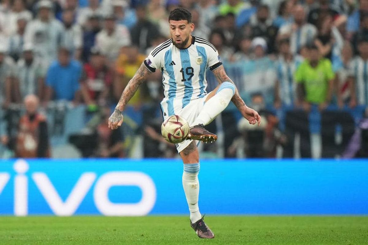 Nicolás Otamendi y los 100 partidos con la Selección argentina