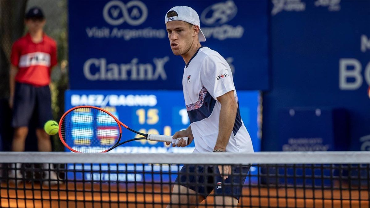 Diego Schwartzman salta a la cancha en el Argentina Open