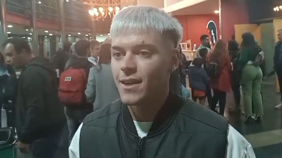 Matías Reali, ovacionado en los Premios Huarpe, habló sobre su futuro ...