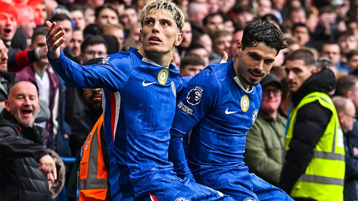 Garnacho marcó su primer gol para Chelsea, pero no evitó la caída ante ...