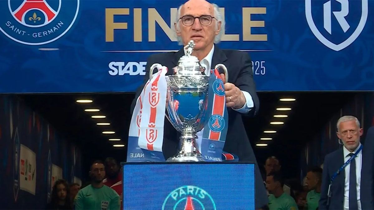 Carlos Bianchi tuvo una tarea especial en la final de la Copa de Francia entre PSG y Reims