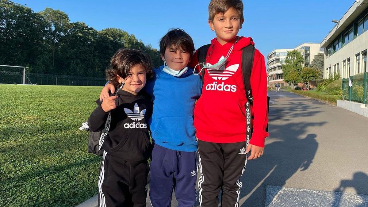 Ciro Messi hizo algo increíble con la pelota tras el pase de su papá Lionel