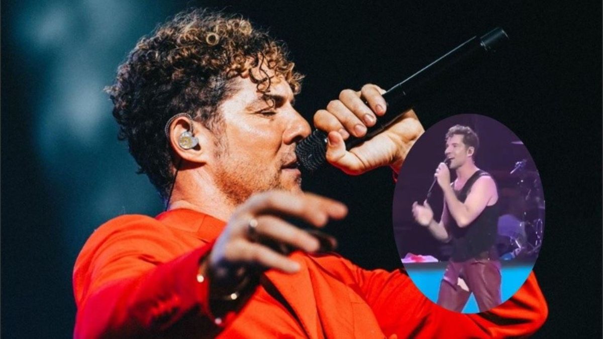 El video de David Bisbal cuando se le rajó el pantalón en pleno show y ...