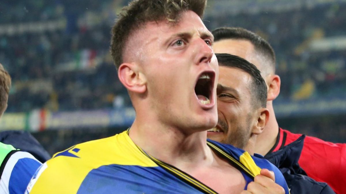 Adolfo Gaich y un golazo que hizo delirar al Hellas Verona