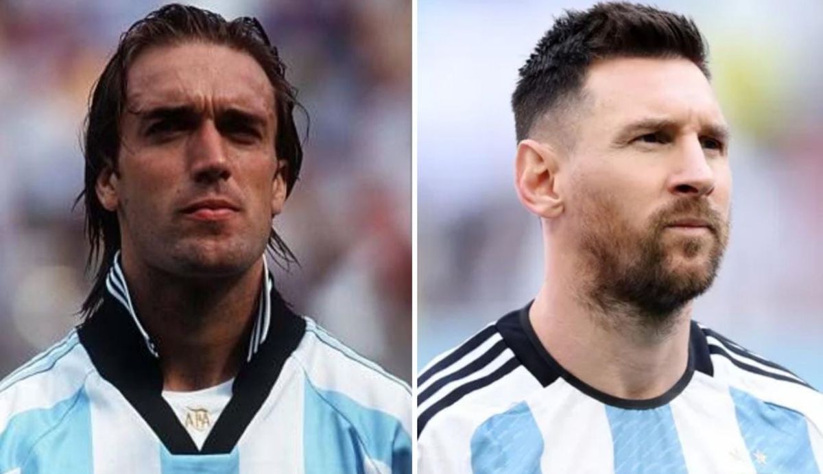 Batistuta felicitó a Messi por igualar su récord de goles
