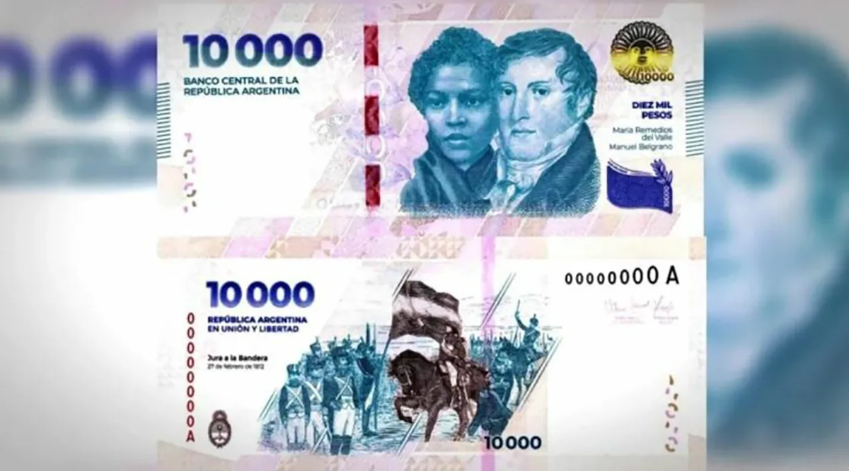 Billete de $10.000: revuelo en las redes sociales y memes implacables