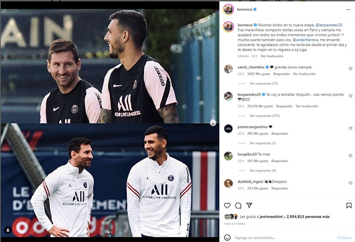 Mundial Qatar 2022: el emotivo mensaje de Messi que revolucionó a Paredes