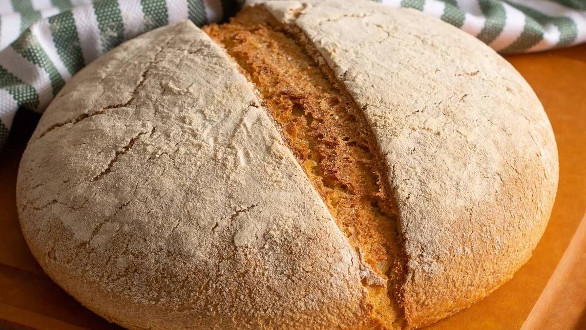 Pan casero exquisito, la receta fácil con 3 ingredientes