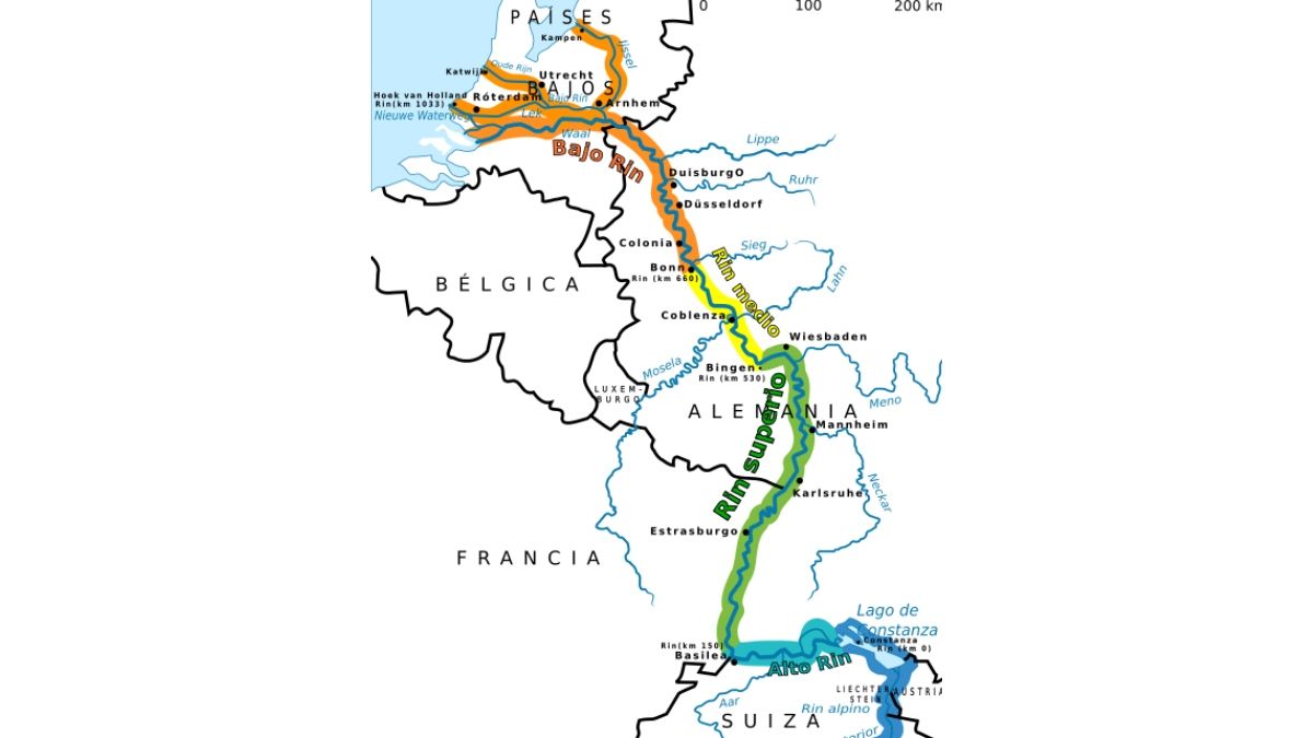 El Rio Rin sufre la sequía y sube el costo del transporte fluvial