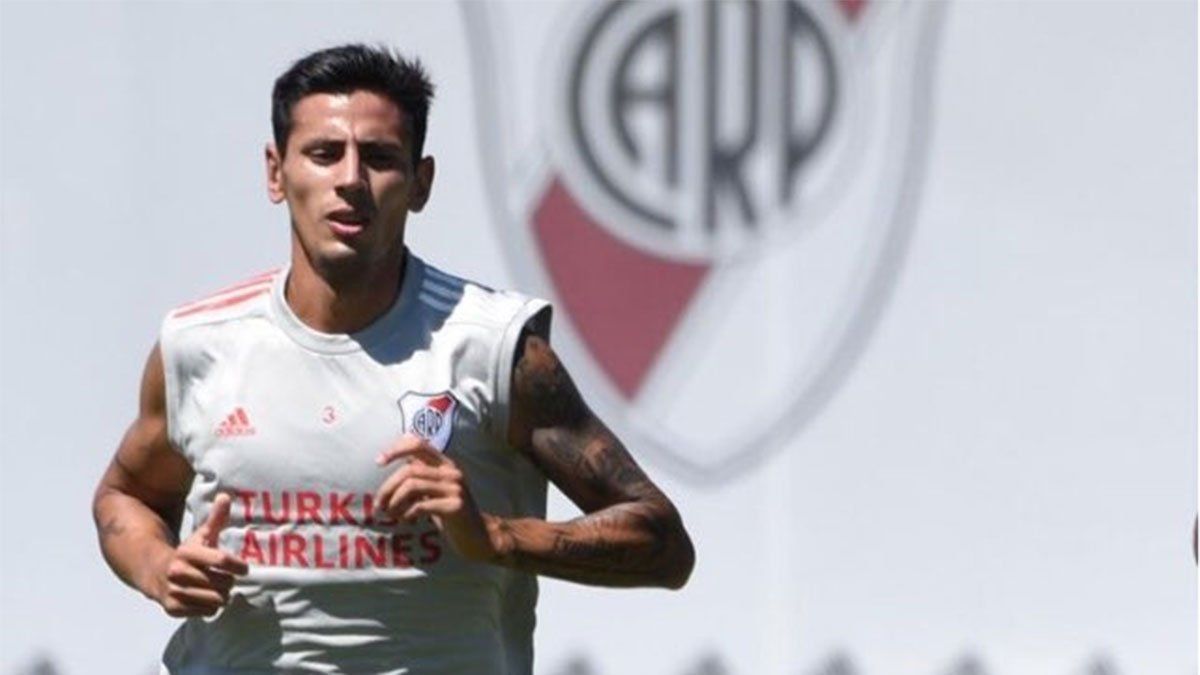 Fabrizio Angileri se reincorporó al plantel de River