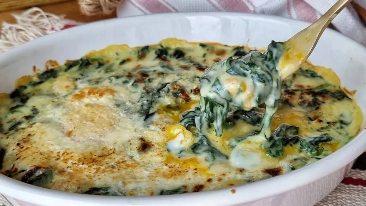 Cómo se hace la Espinaca a la crema: una receta con 6 ingredientes y en ...