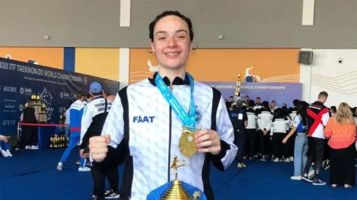 Josefina Mesa, la mendocina campeona mundial de taekwondo que es ...