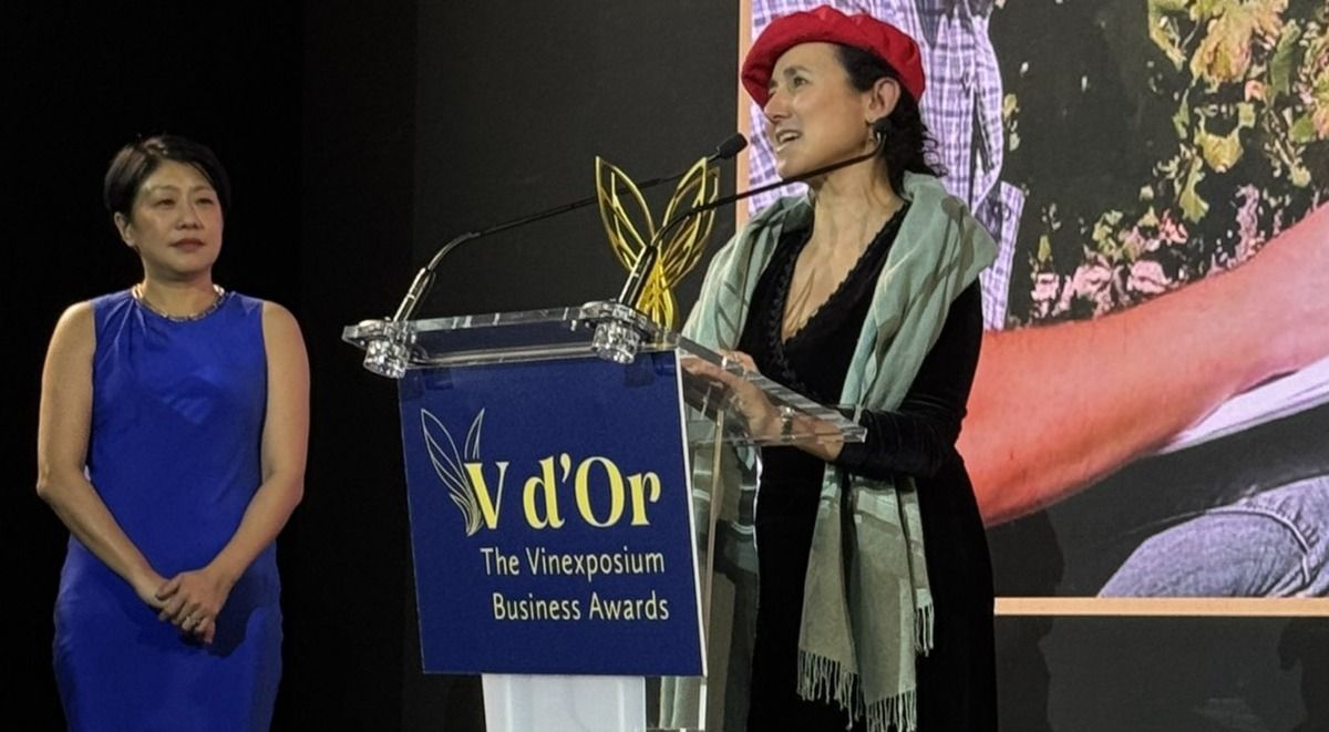 Laura Catena recibió en Francia el premio V dOr a la sostenibilidad