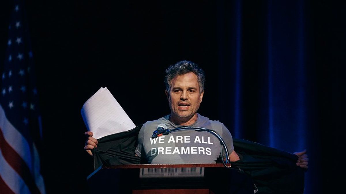 Mark Ruffalo en contra de Donald Trump