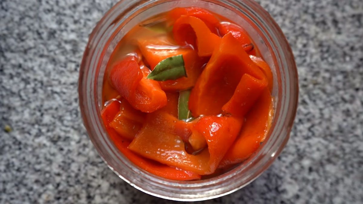 Receta de pimientos morrones en conserva