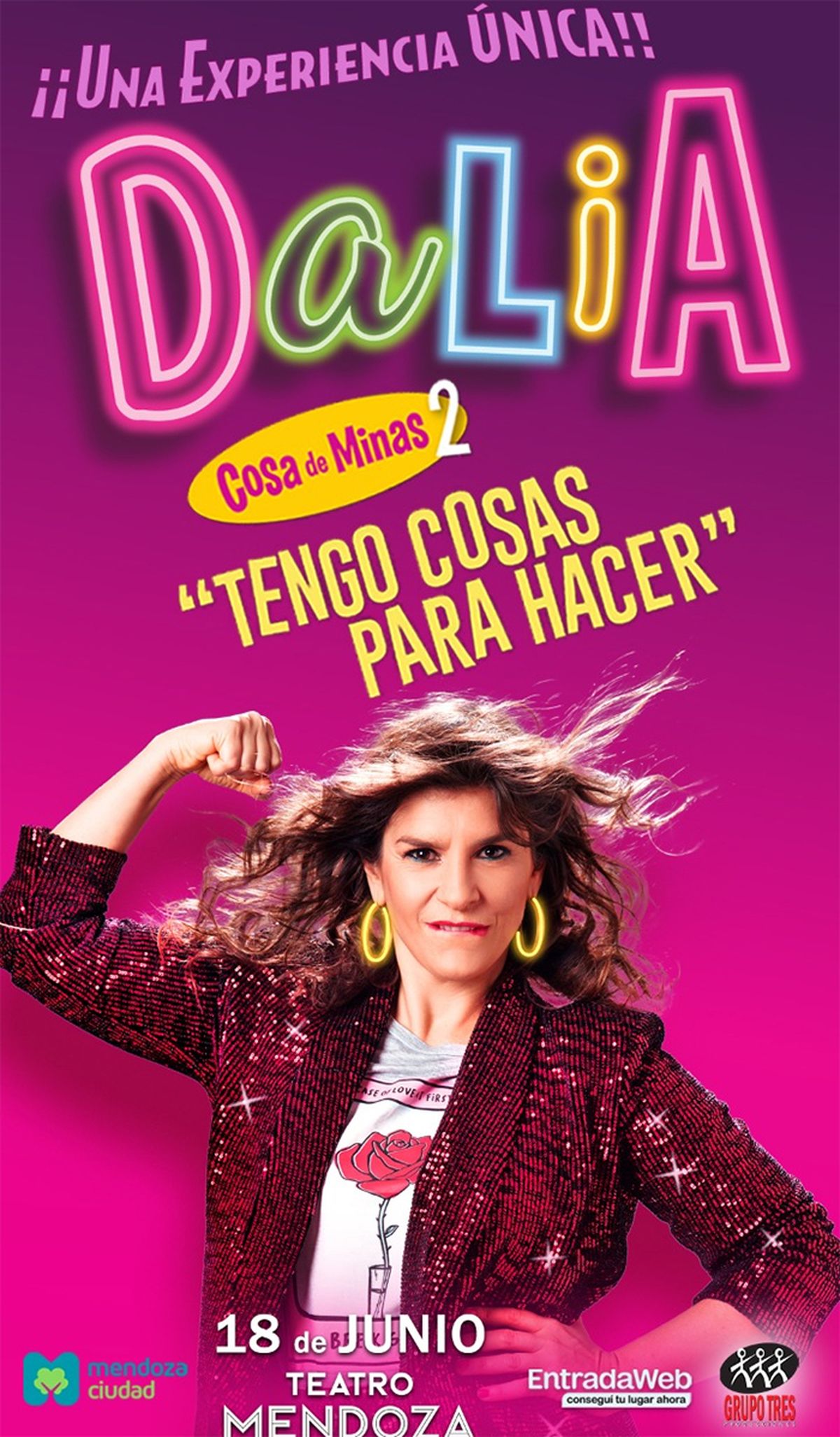 Llega a Mendoza Dalia Gutmann con su obra de teatro Cosa de minas 2. Tengo cosas para hacer