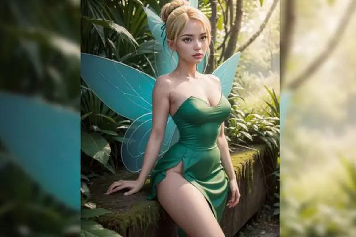 Así luciría en la vida real Campanita, según la Inteligencia Artificial