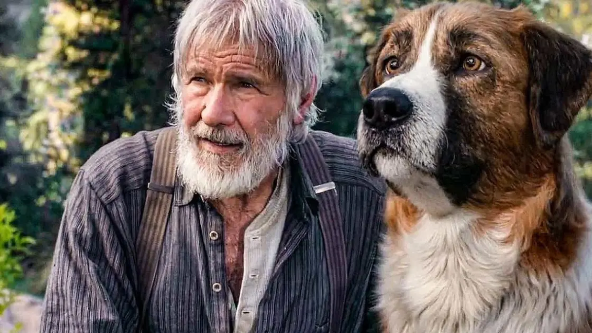 Harrison Ford es un éxito con la película más tierna donde brilla un perro