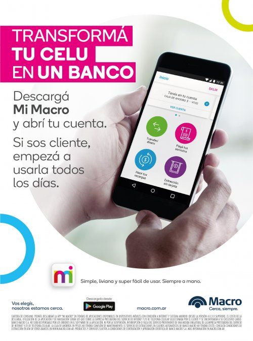 Banco Macro presenta Mi Macro, una solución para tener el banco en el ...