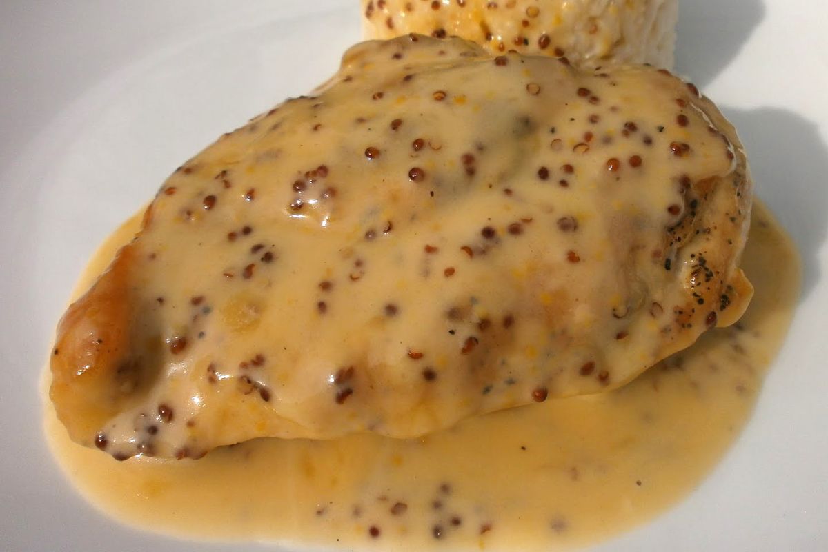 La receta del pollo a la mostaza sabroso y crujiente