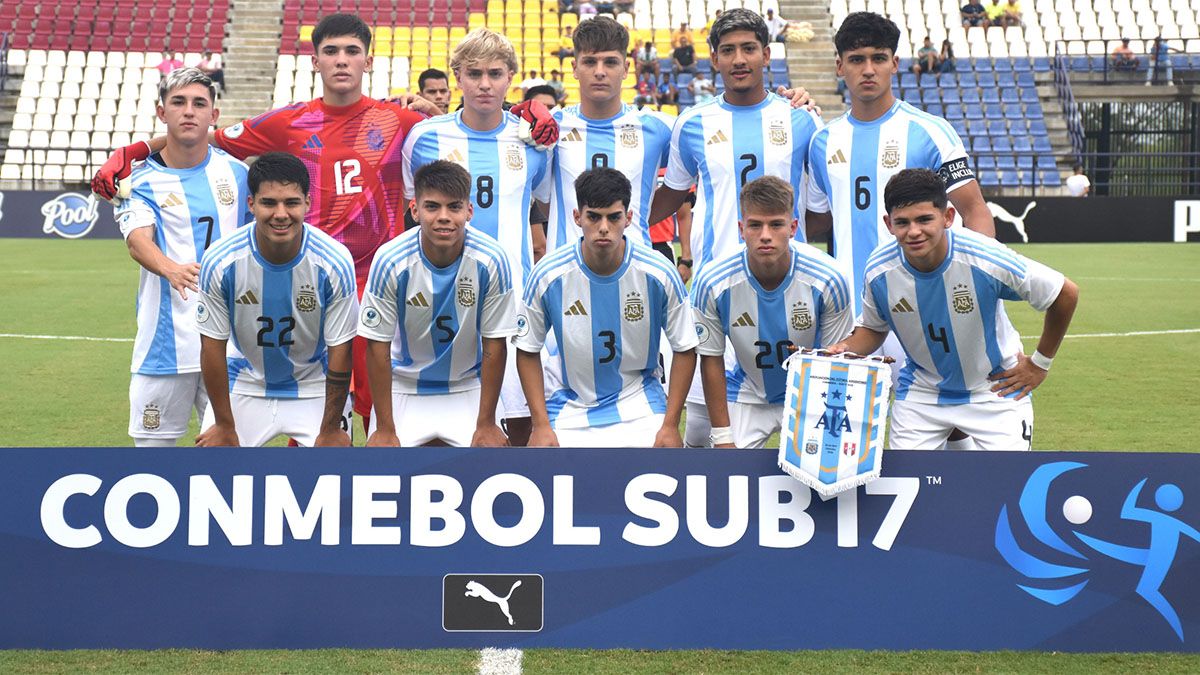 La Selección argentina Sub 17 enfrenta a Colombia y podría abrochar el ...