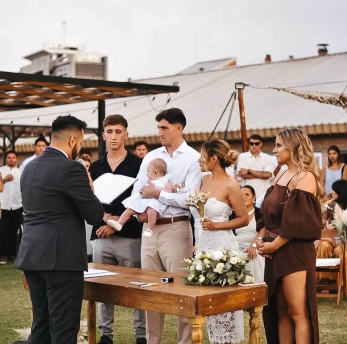 Tomás Marchiori completó un gran 2024 y celebró su casamiento en Mendoza