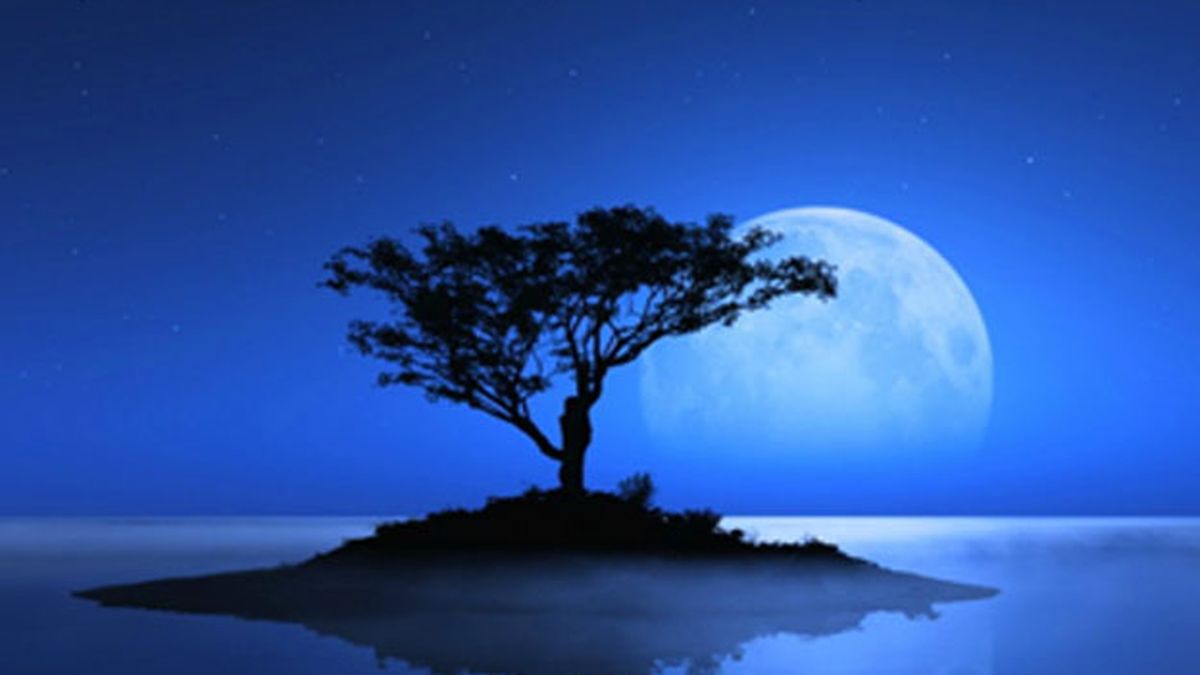 La razón por la cual no viste la luna de color azul