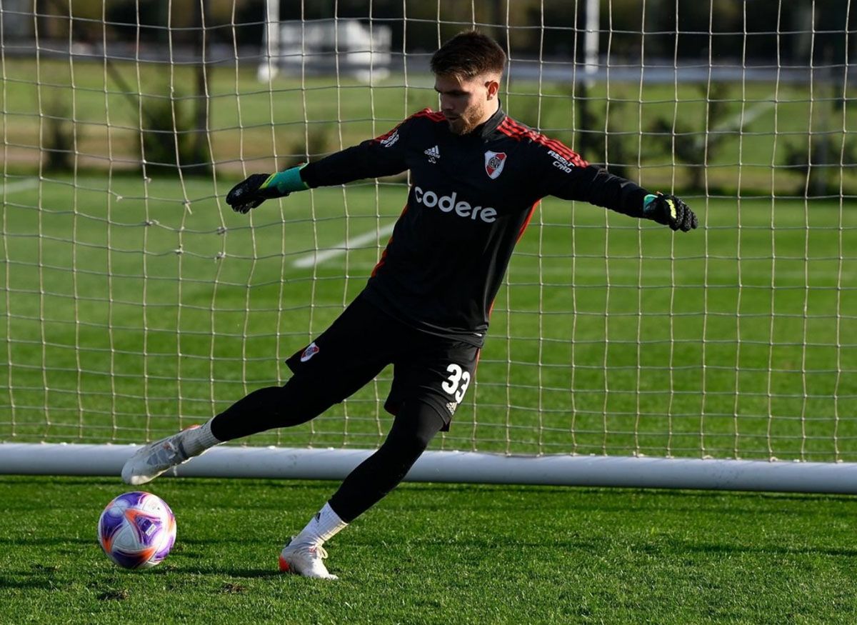 Ezequiel Centurión, el arquero de River al que no le hicieron goles