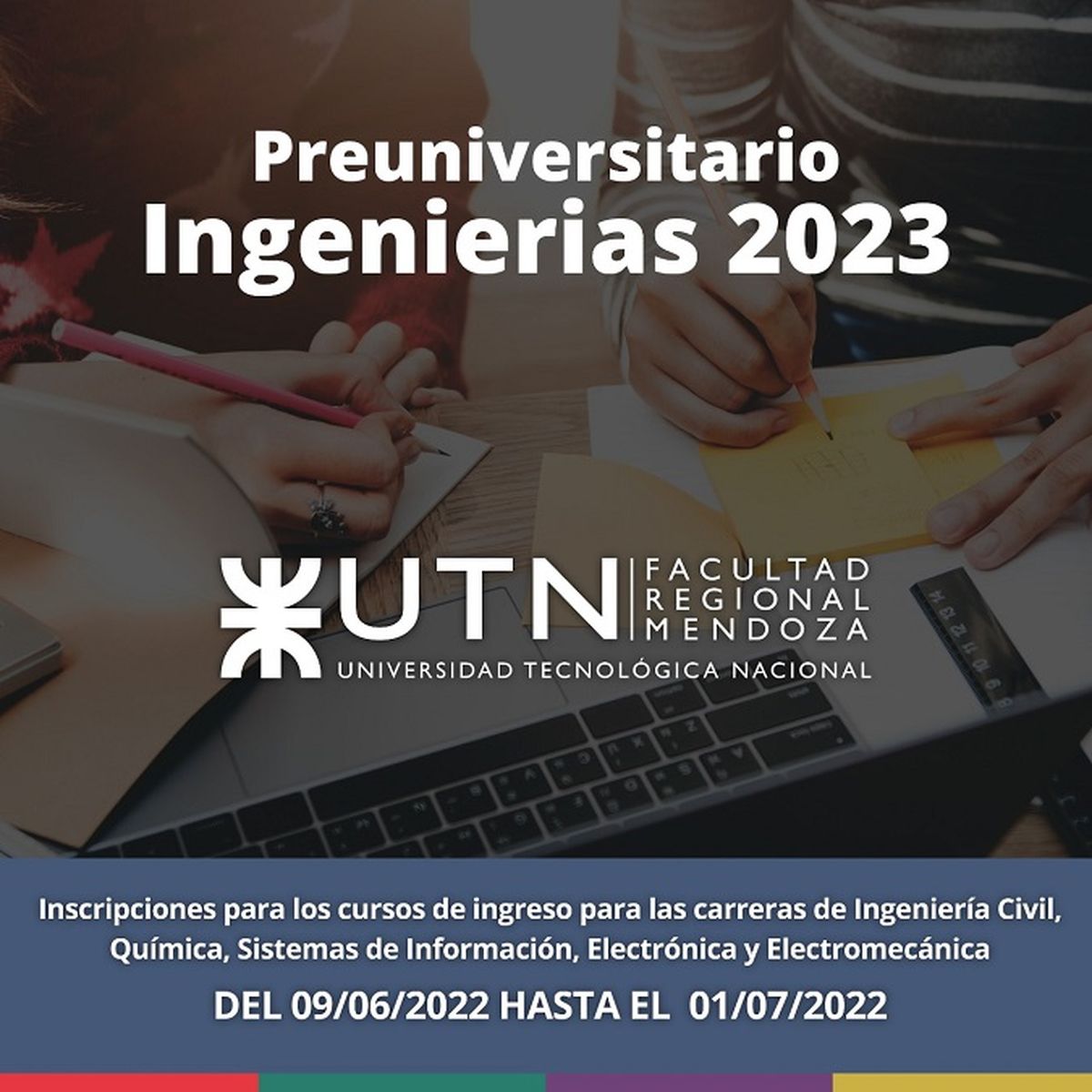 La UTN Mendoza abrió la inscripción para las carreras de Ingeniería